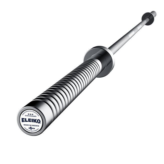 Eleiko Weightlifting Training Bar - Power Lock, 20 kg, men - Burpeesbutiken